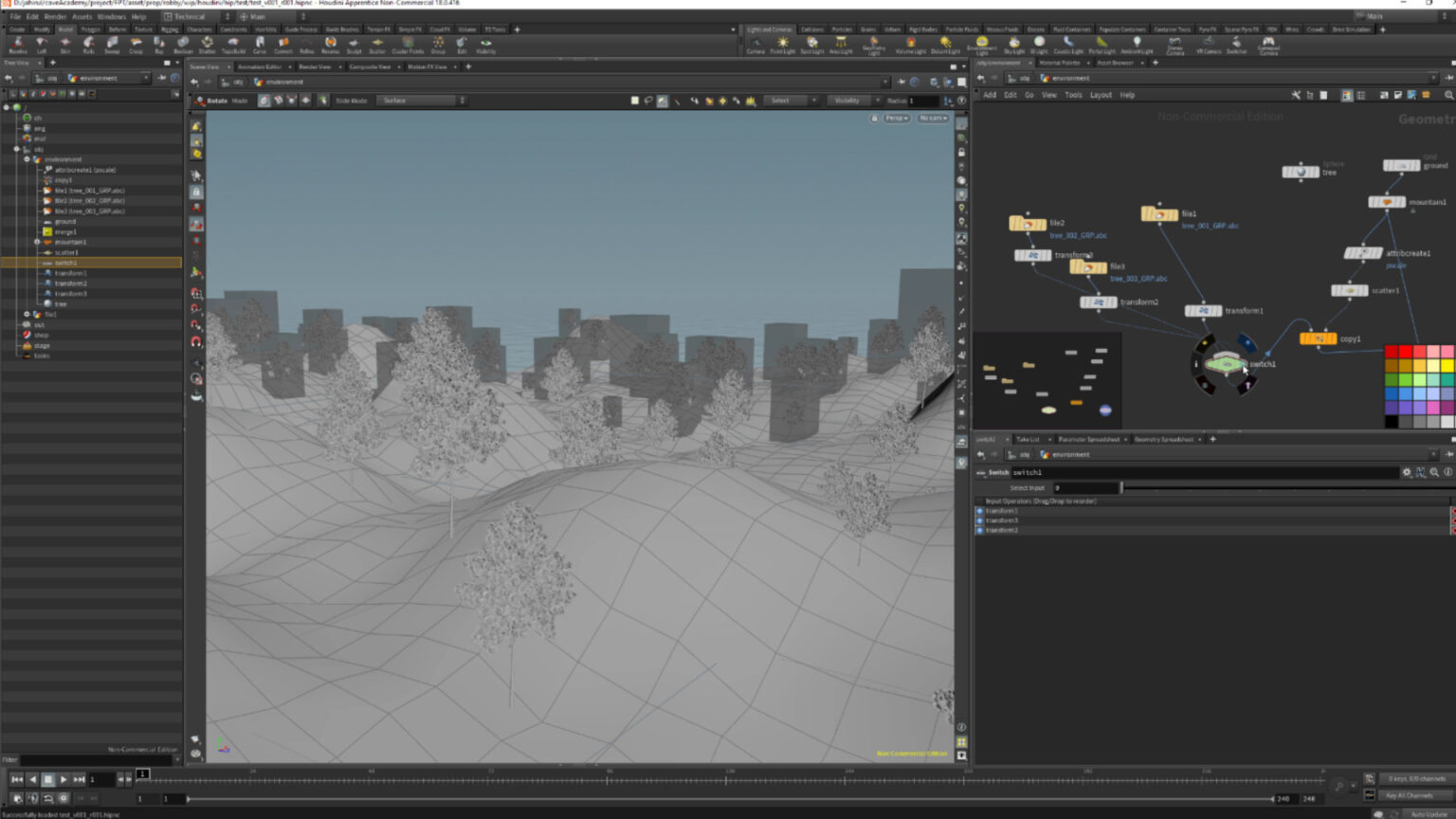 08. Creating a Procedural Environment – CAVE Academy