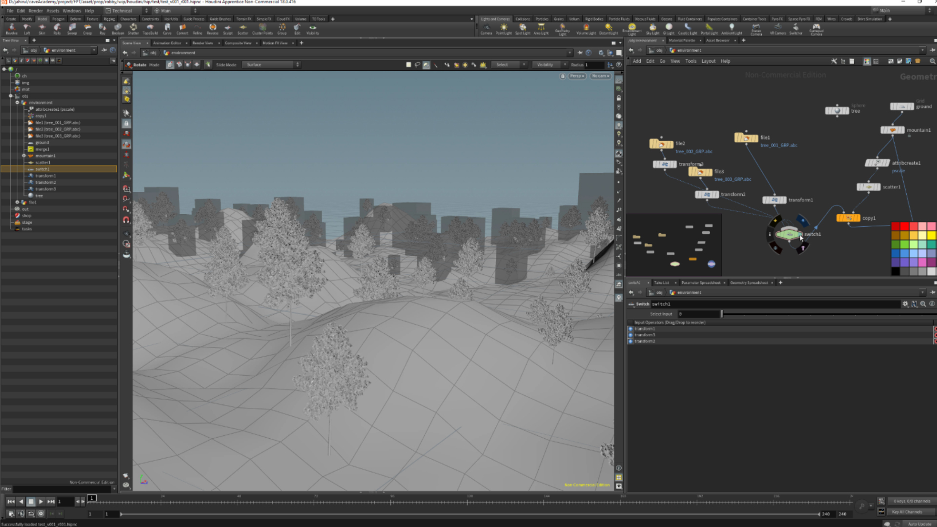 08. Creating a Procedural Environment – CAVE Academy