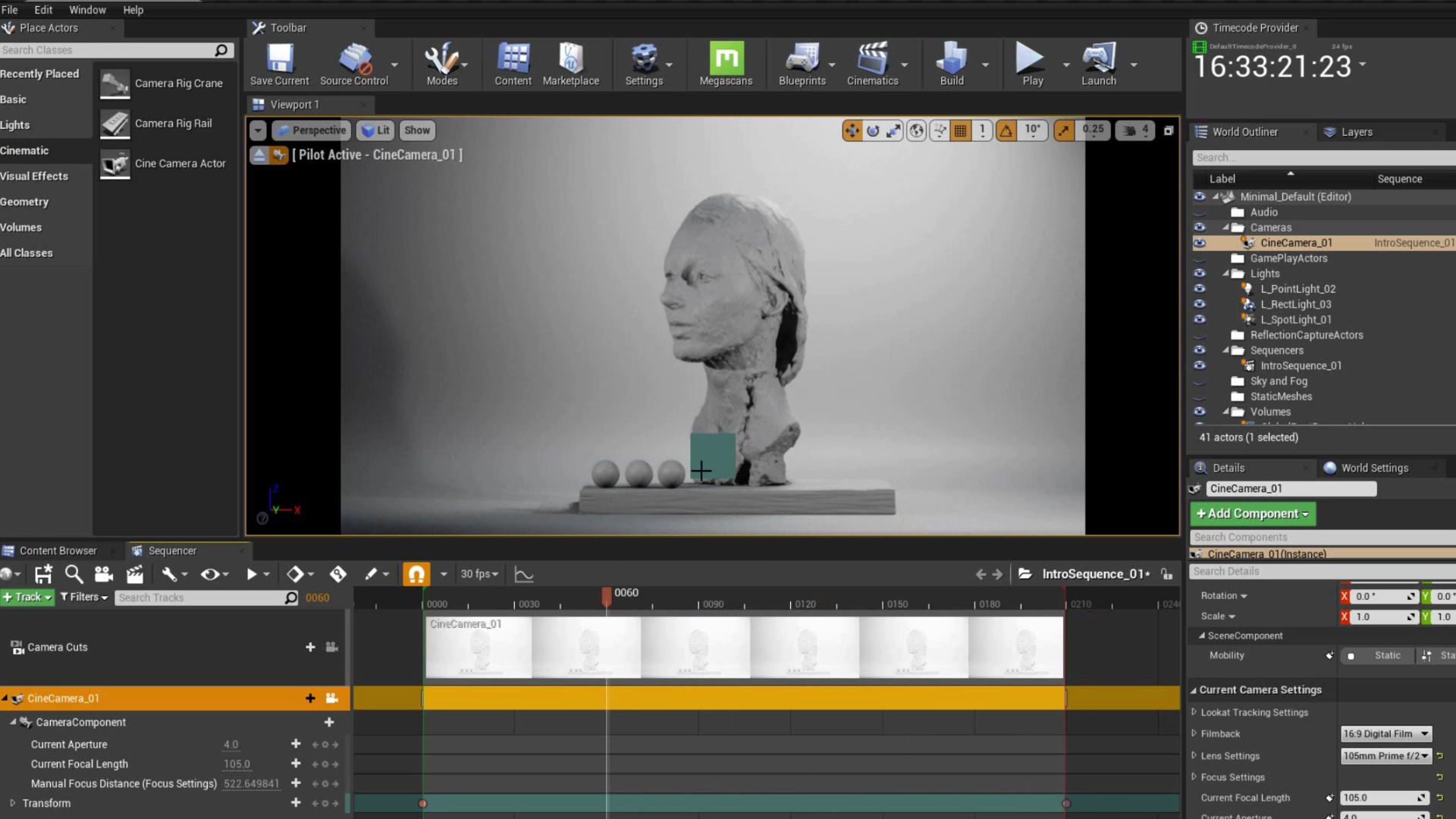 Introduction to Unreal Engine 1001 – CAVE Academy