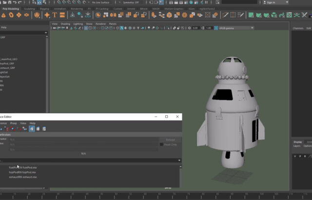 Hard Surface Modelling for Feature Animation 1001 – CAVE Academy