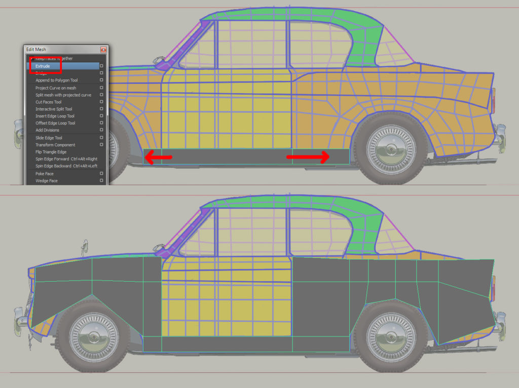 Modelling a Classic Car in Maya – CAVE Academy
