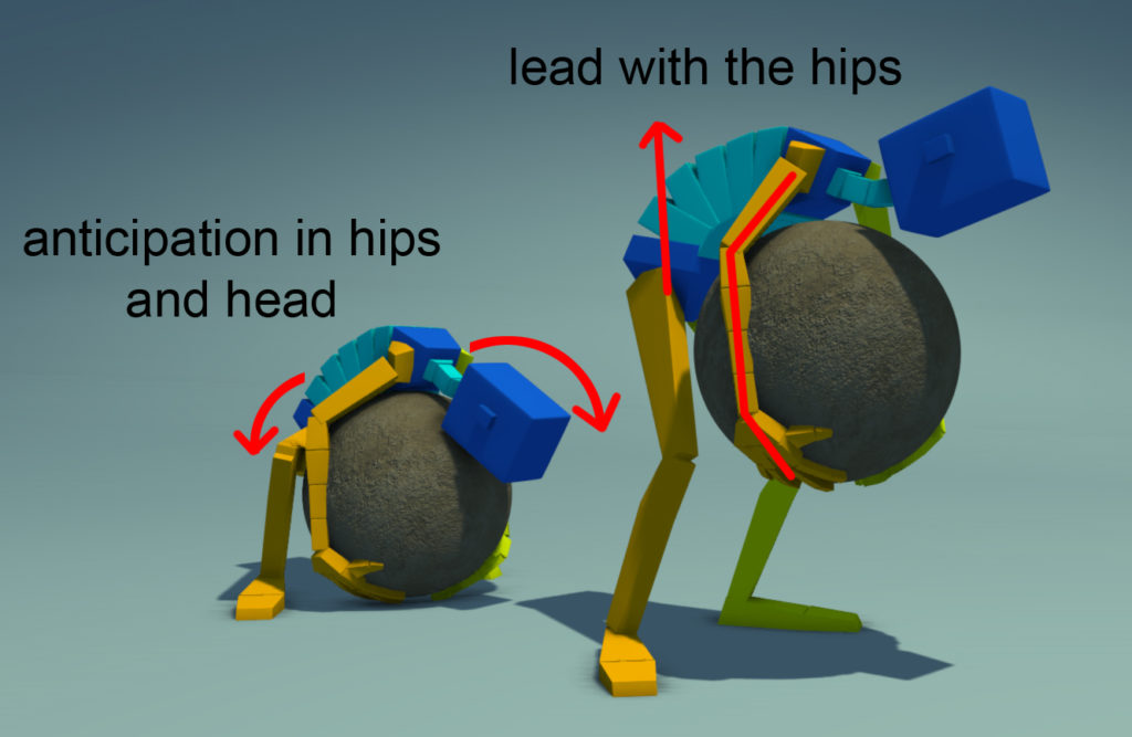 05. Animate a character lift weight – CAVE Academy