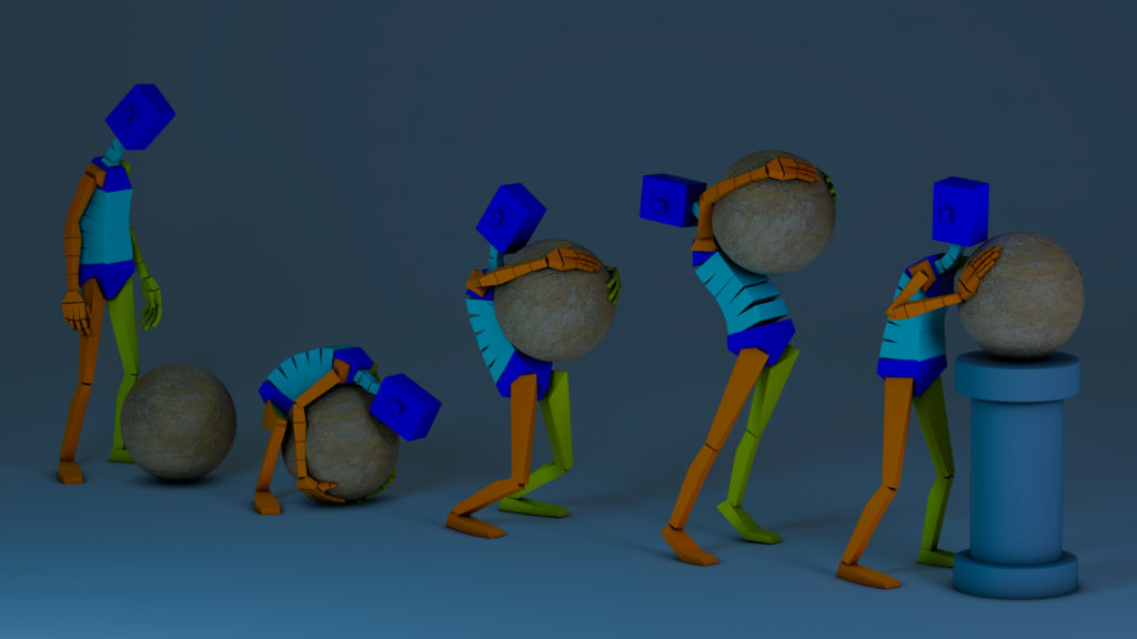 05. Animate a character lift weight – CAVE Academy