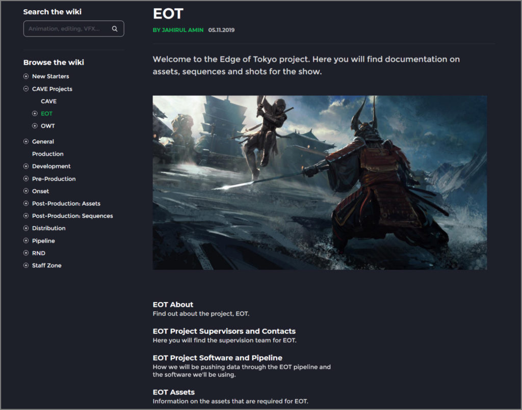 CAVE Wiki – CAVE Academy