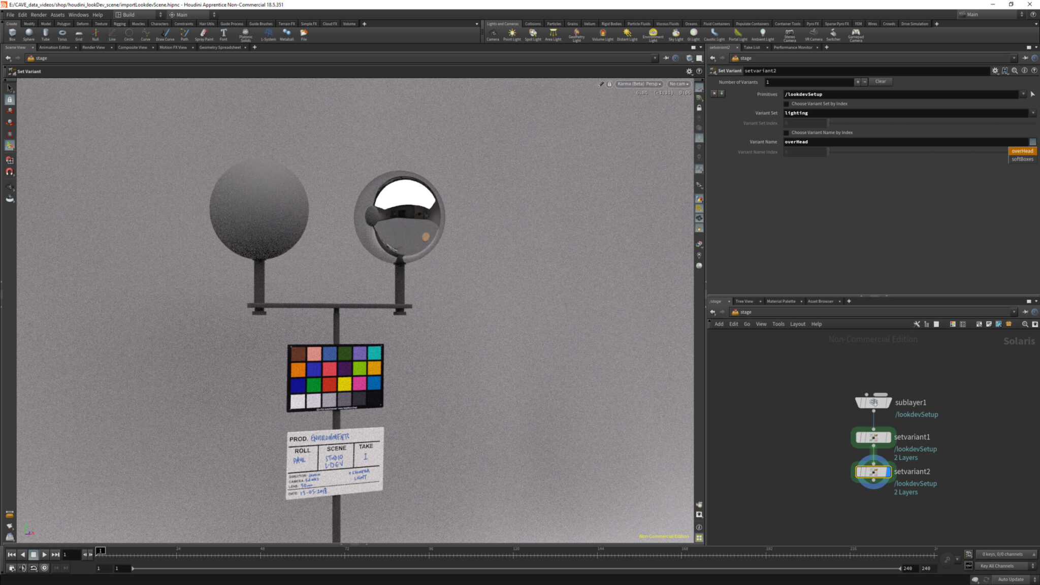 FREE – Houdini Look Development and Lighting Props – CAVE Academy