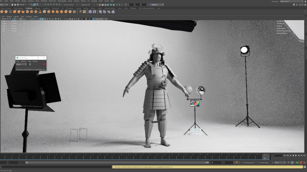 Maya Character Look Dev and Lighting Turntable Project 1001 – CAVE Academy