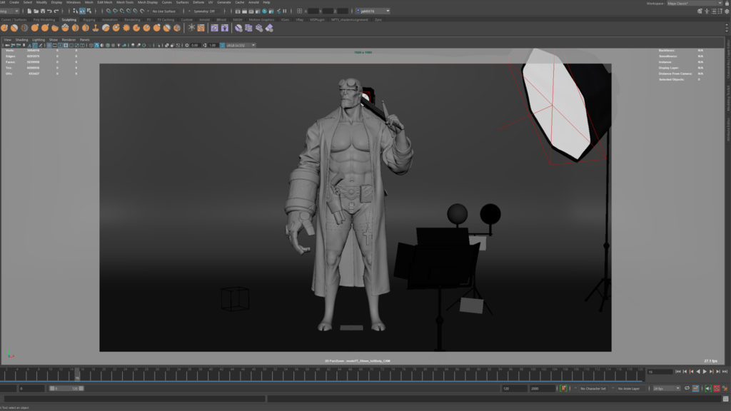 Maya Character Look Dev and Lighting Turntable Project 1001 – CAVE Academy