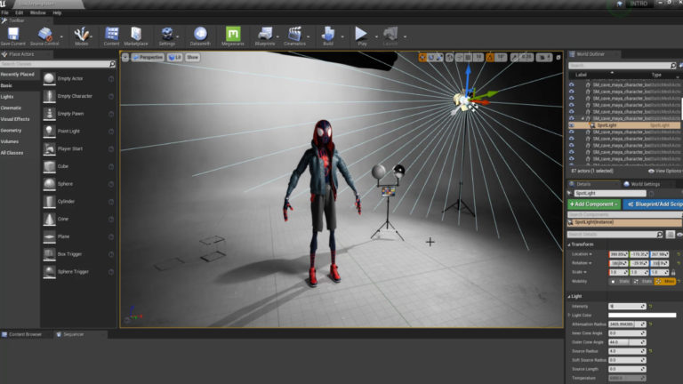 Unreal Character Look Dev and Lighting Turntable Project 1001 – CAVE ...