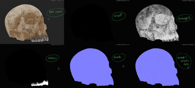 Setting up a PBR Metal/Roughness Shader – CAVE Academy