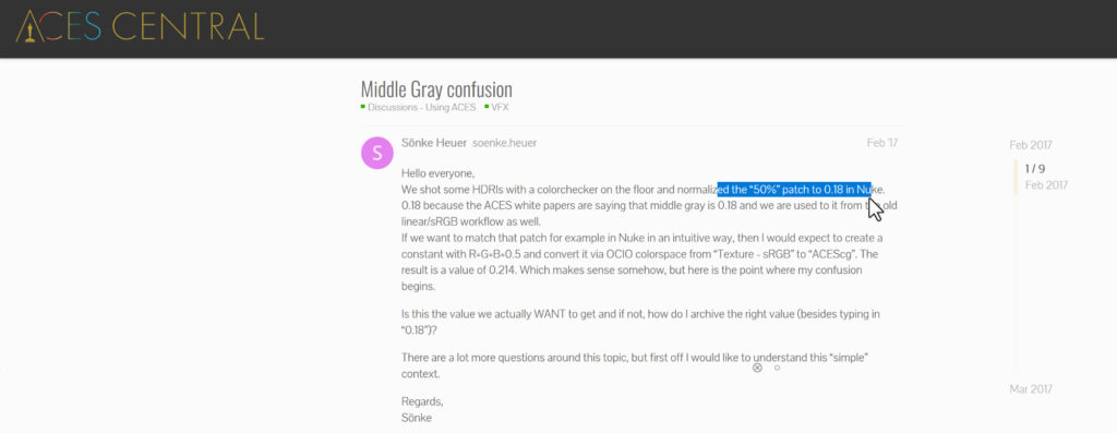 Setting your Mid-Grey Value – CAVE Academy