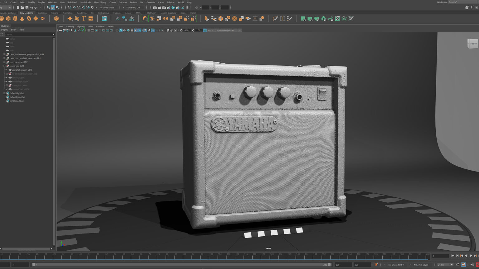 FREE – Maya Prop Studio Viewport Template 1001 – CAVE Academy