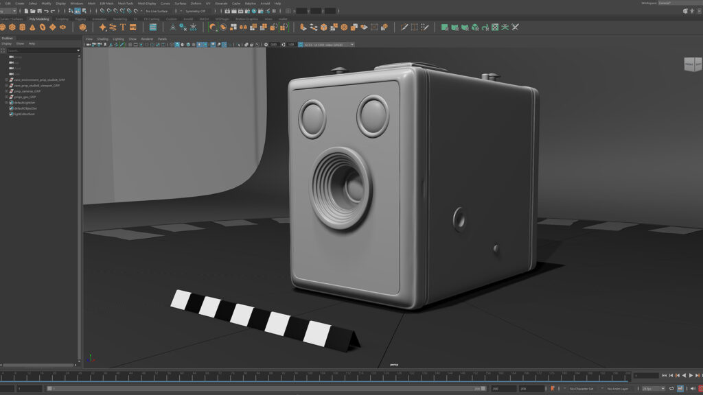FREE – Maya Prop Studio Viewport Template 1001 – CAVE Academy