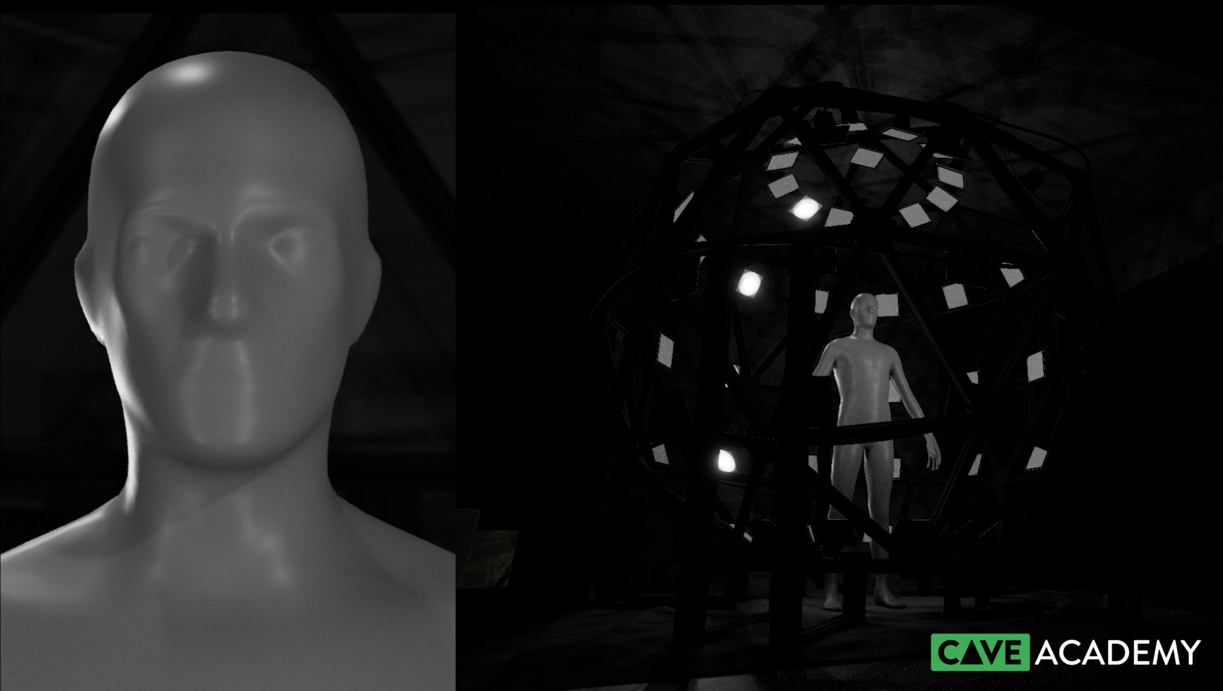 Maya 360 Head Look Dev and Lighting Rig 1003 – CAVE Academy