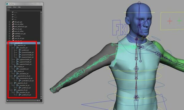 04. Rigging the Shoulders and the Arms – CAVE Academy