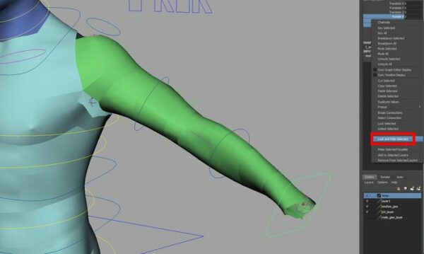 04. Rigging the Shoulders and the Arms – CAVE Academy