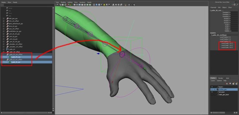 05. Rigging the Hands – CAVE Academy
