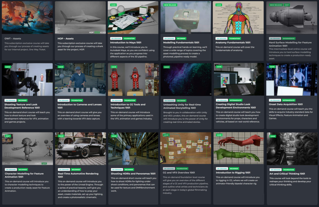 CAVE On-Demand Courses Monthly Subscription – CAVE Academy